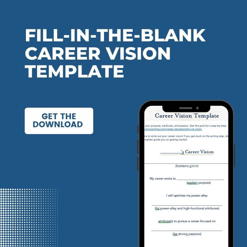 Career Vision: Done. Now what?